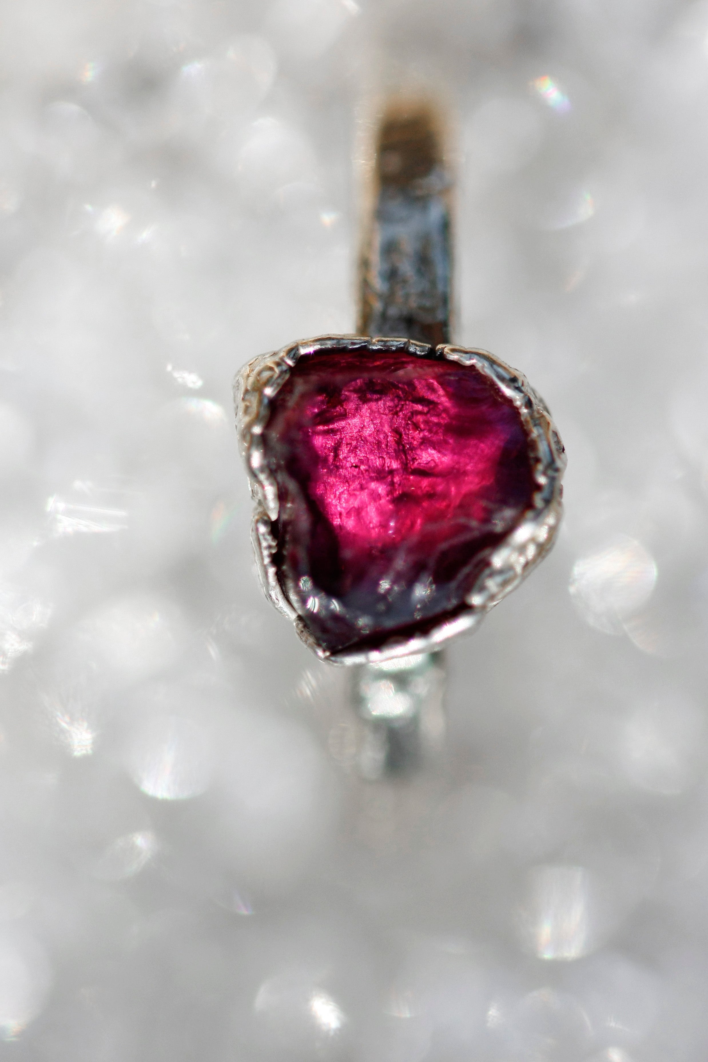 Garnet Birthstone Ring · January Stackable Jewelry – Little Sycamore