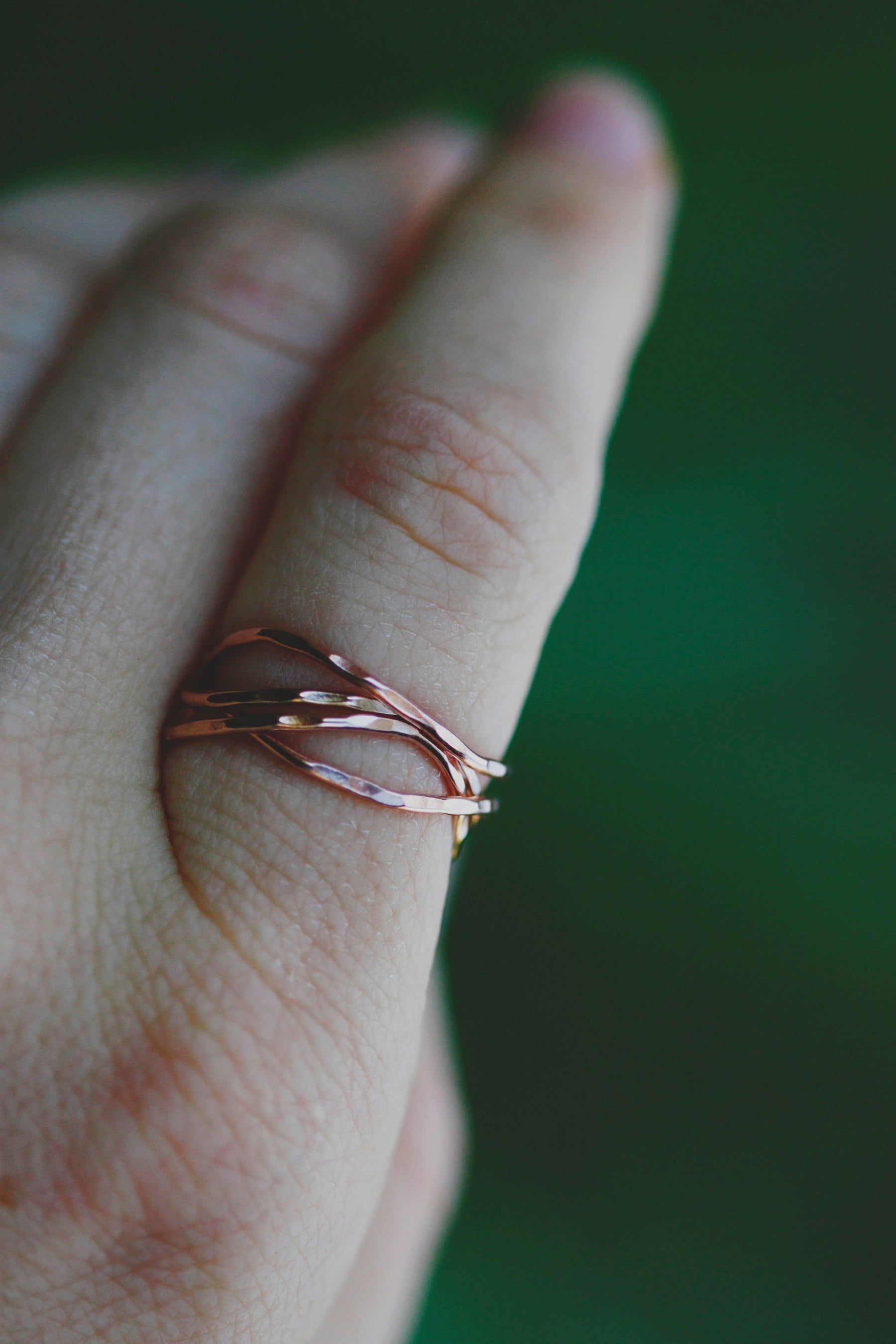 Nest Ring (Discontinued) - Handmade Stacking Ring in Various Metals ...
